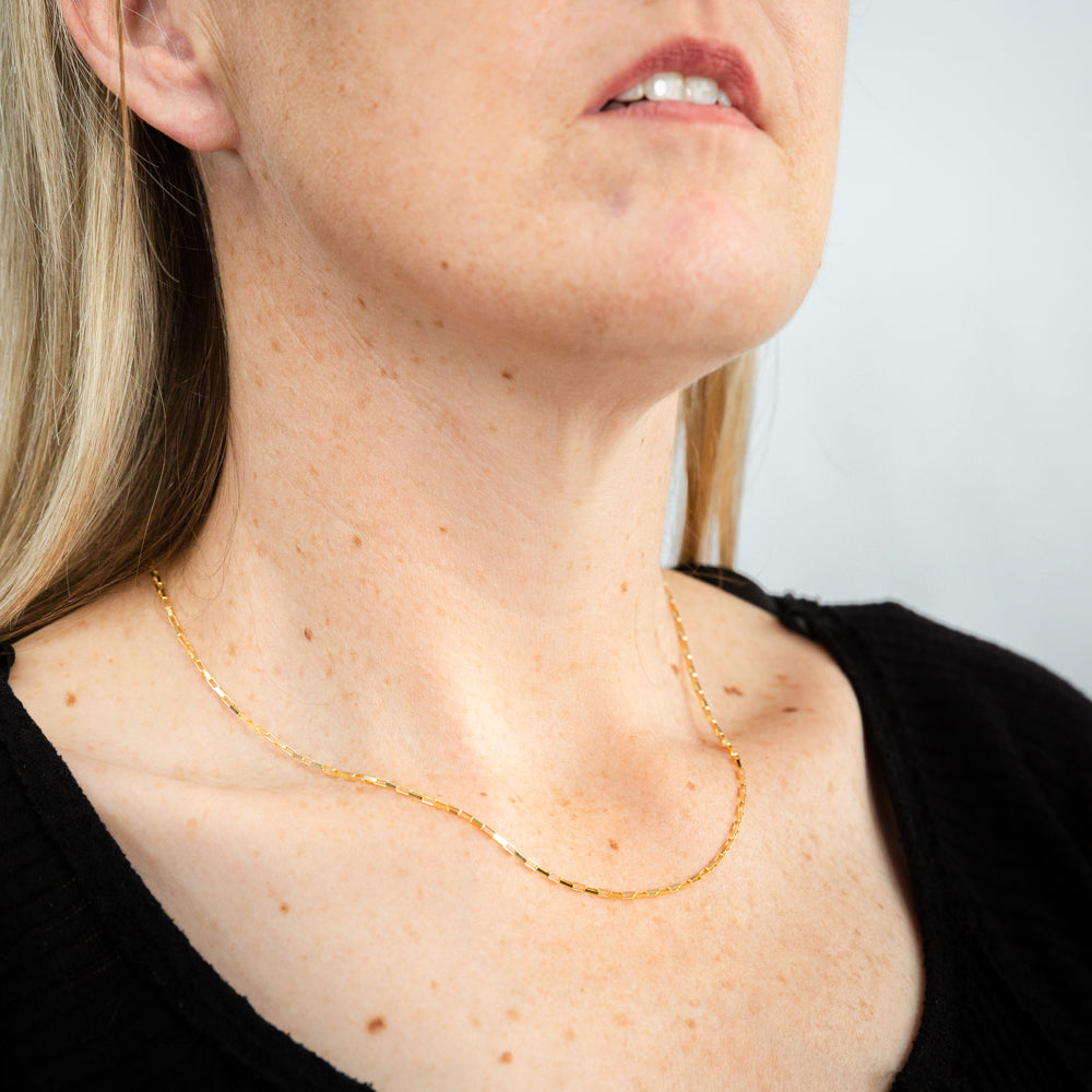 9ct Yellow Gold Fancy 26 Gauge 45cm Chain – Shiels Jewellers