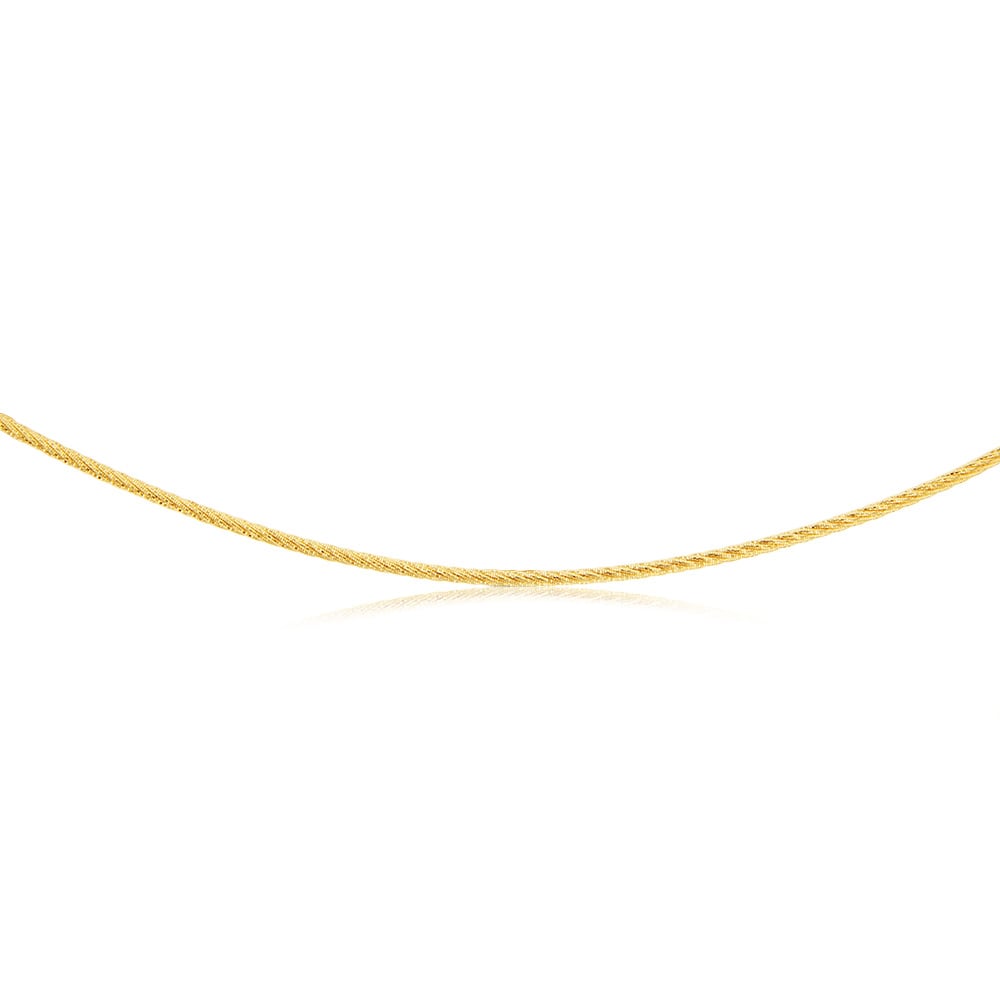 9ct Yellow Gold Omega 45cm Chain – Shiels Jewellers