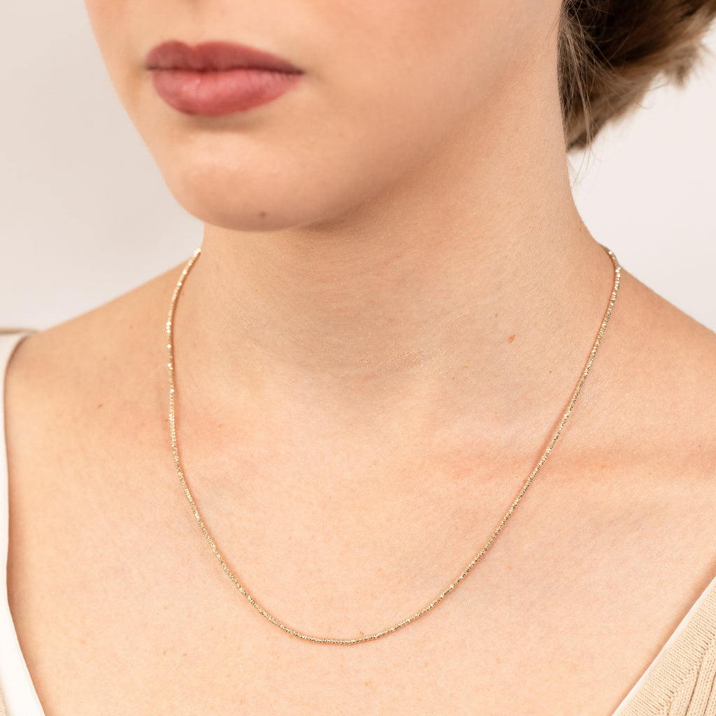 9ct Yellow Gold Fancy 45cm Chain – Shiels Jewellers