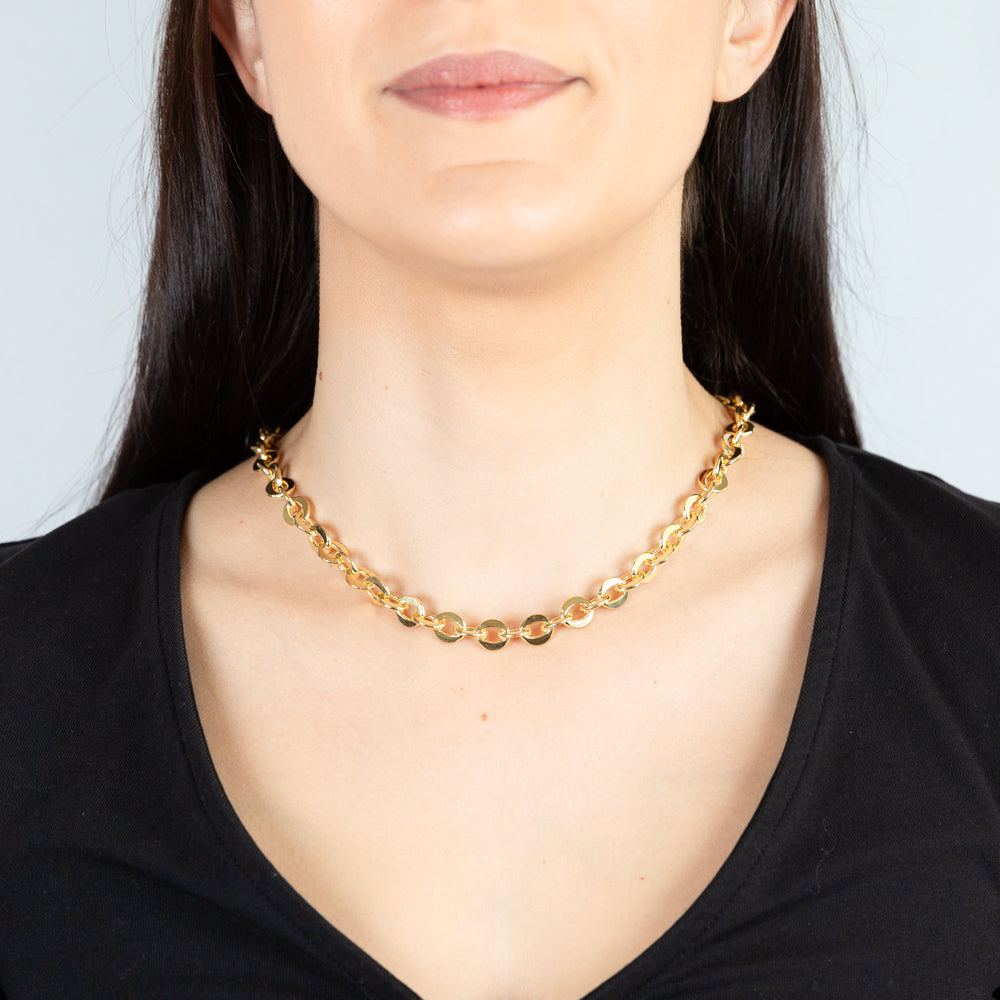 9ct Yellow Gold Silverfilled 200Gauge 45cm Chain – Shiels Jewellers