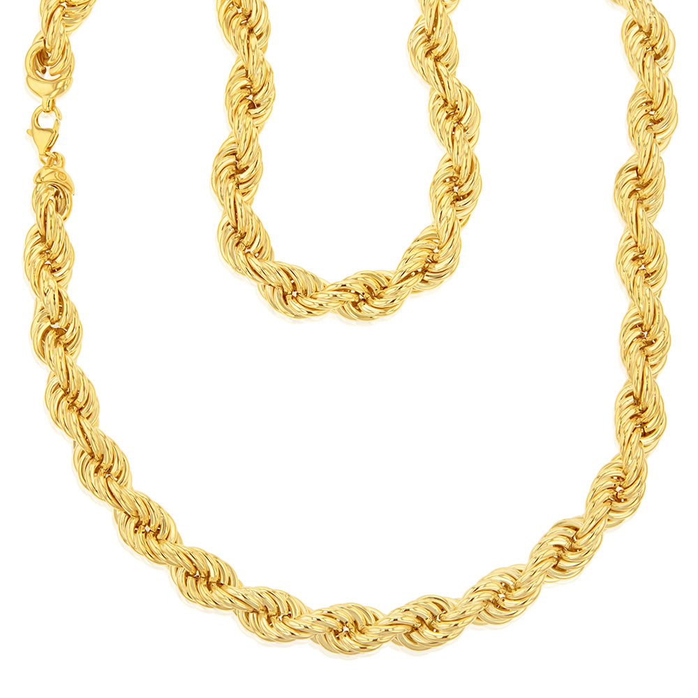 9ct Yellow Gold Silverfilled 200 Gauge 60cm Chain – Shiels Jewellers