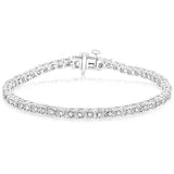 Sterling Silver 0.45 Carat Diamond 18cm Tennis Bracelet with Brilliant – Shiels Jewellers