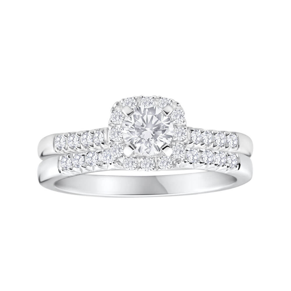 Flawless Cut 0.70 Carat Diamond Bridal Ring 18ct White Gold– Shiels ...