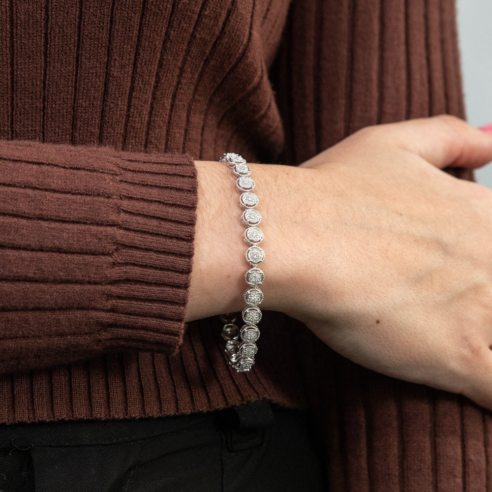 Luminesce Lab Grown 1/2 Carat Diamond in Sterling Silver Tennis Bracel – Shiels Jewellers