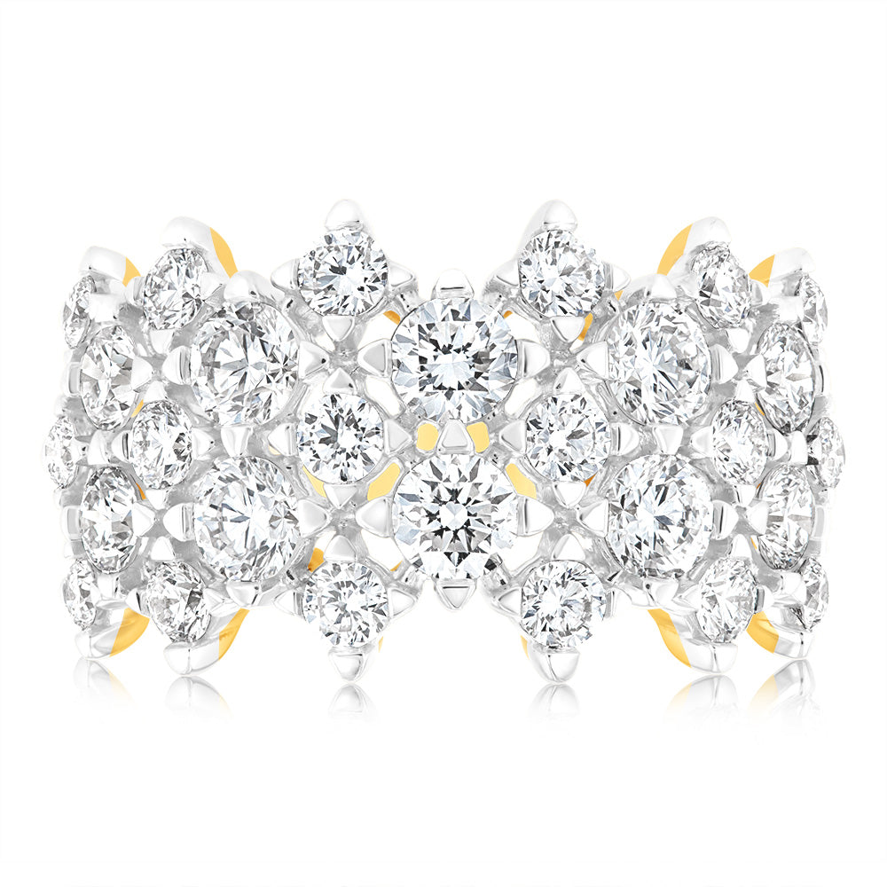 Luminesce Lab Grown 2 Carat Diamond Ring in 9ct Yellow Gold– Shiels ...