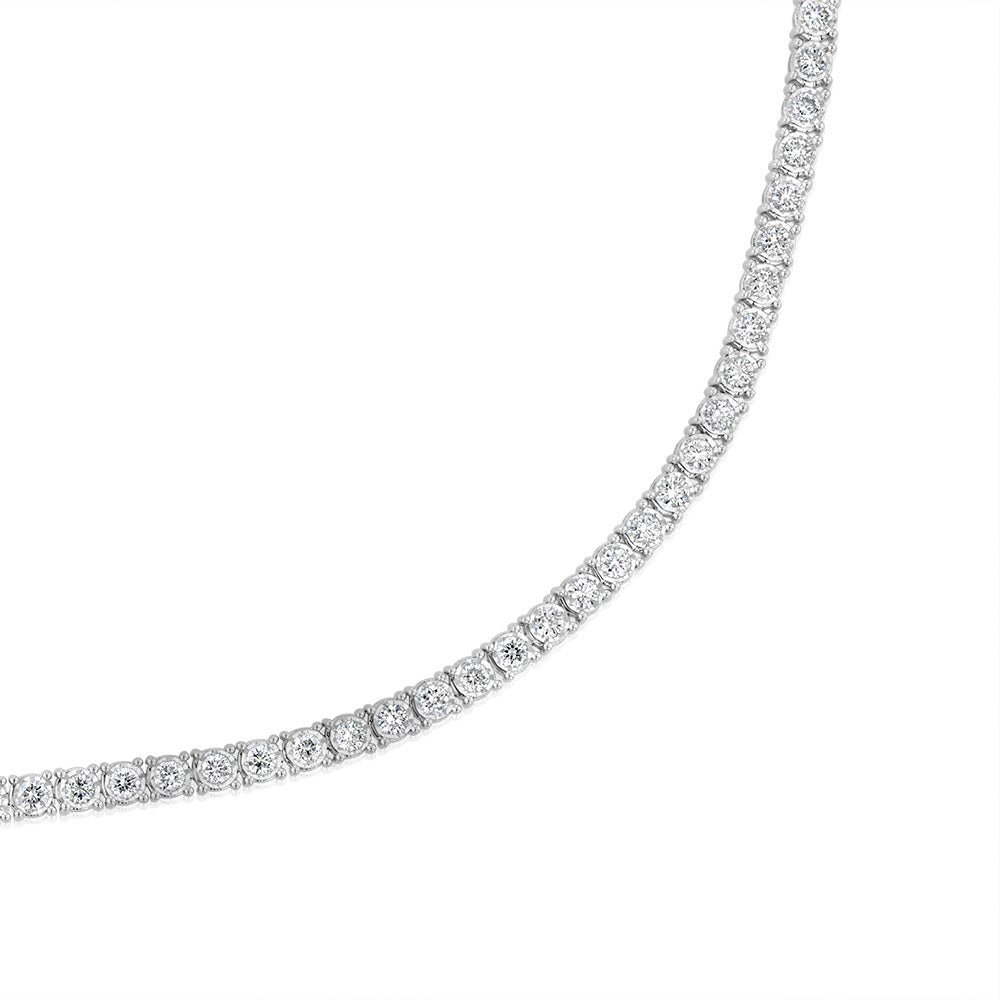 Luminesce Lab Grown 2 Carat Diamond Tennis Bracelet in 9ct White Gold – Shiels Jewellers