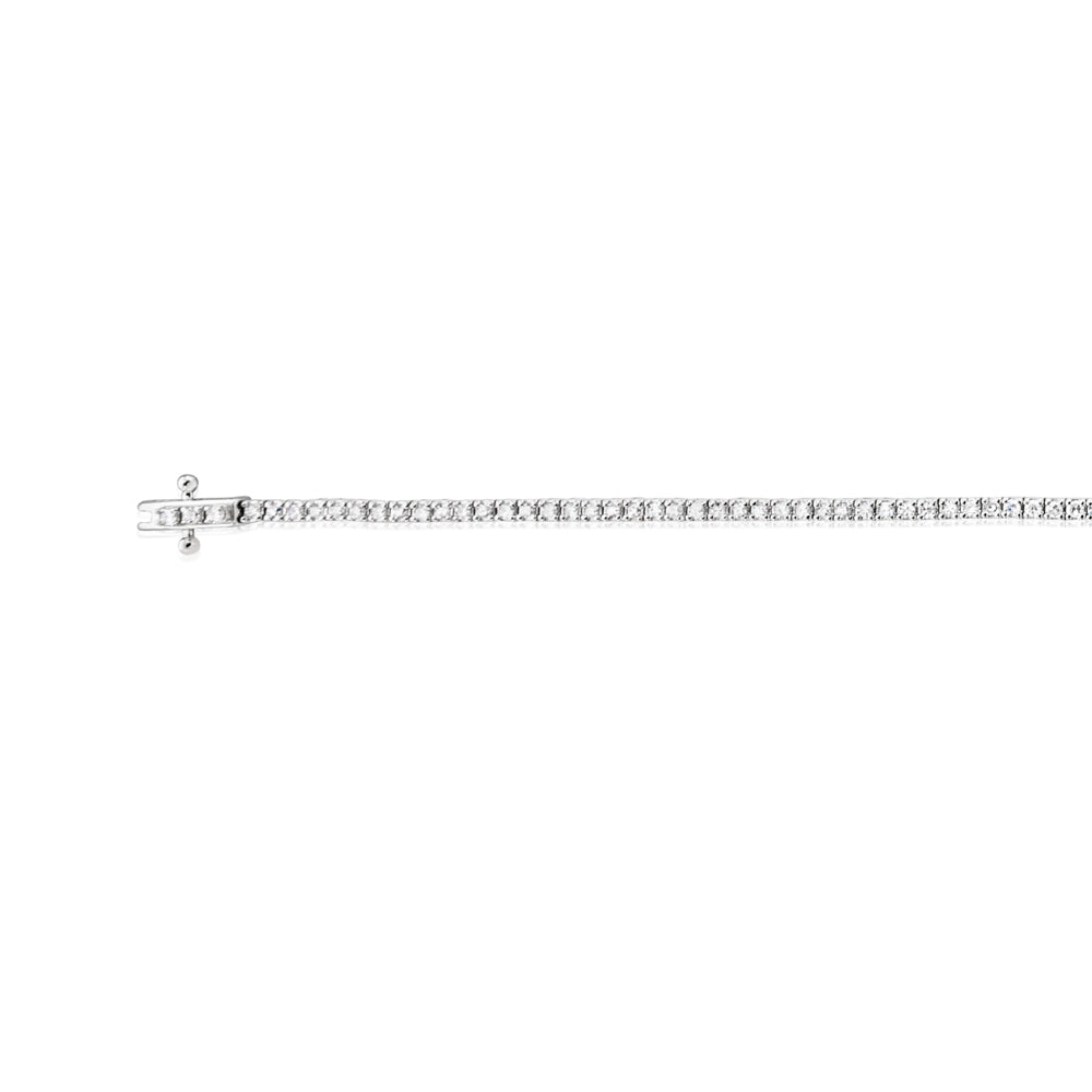 Luminesce Lab Grown 1 Carat Diamond Tennis Bracelet in Sterling Silver – Shiels Jewellers