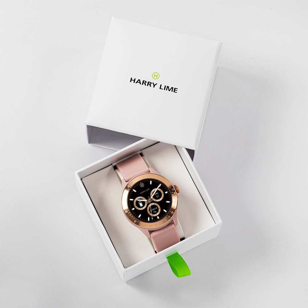 Harry Lime HA07-2006 Pink Rose Smart Watch – Shiels Jewellers