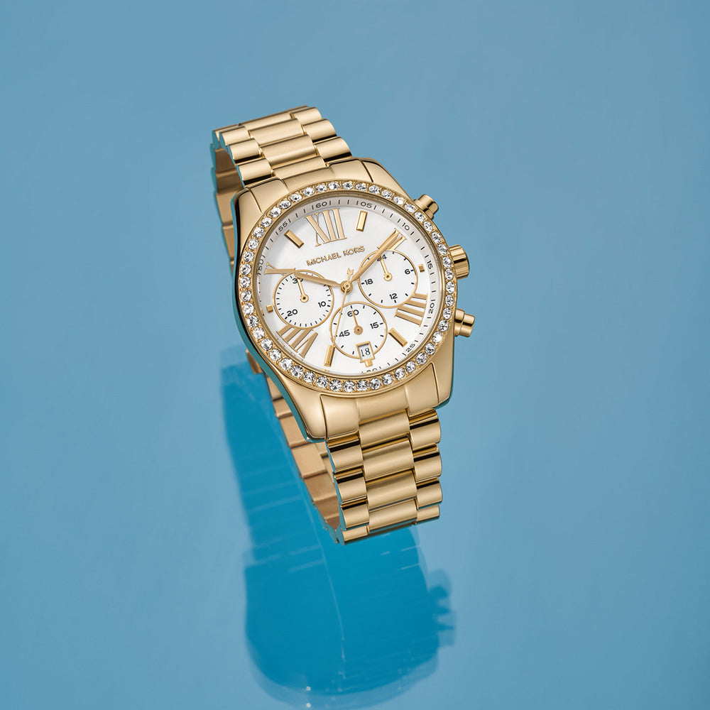Michael Kors MK7241 Lexington Lux Gold Tone Womens Watch – Shiels Jewellers