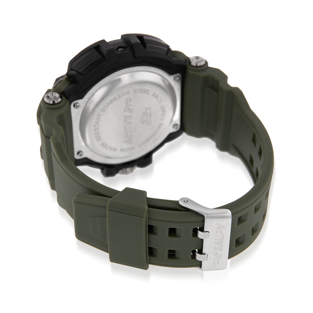Active Pro 1702 Digital Army Green Sports Watch – Shiels Jewellers