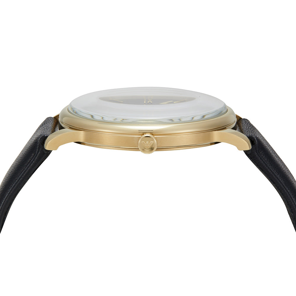 Emporio Armani AR11601 Minimalist Mens Leather Watch – Shiels Jewellers