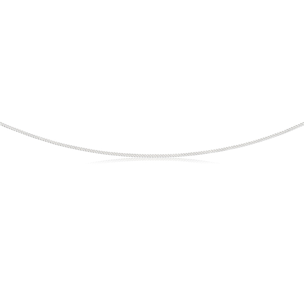 Sterling Silver 50 Gauge Curb Dicut Chain 55cm – Shiels Jewellers