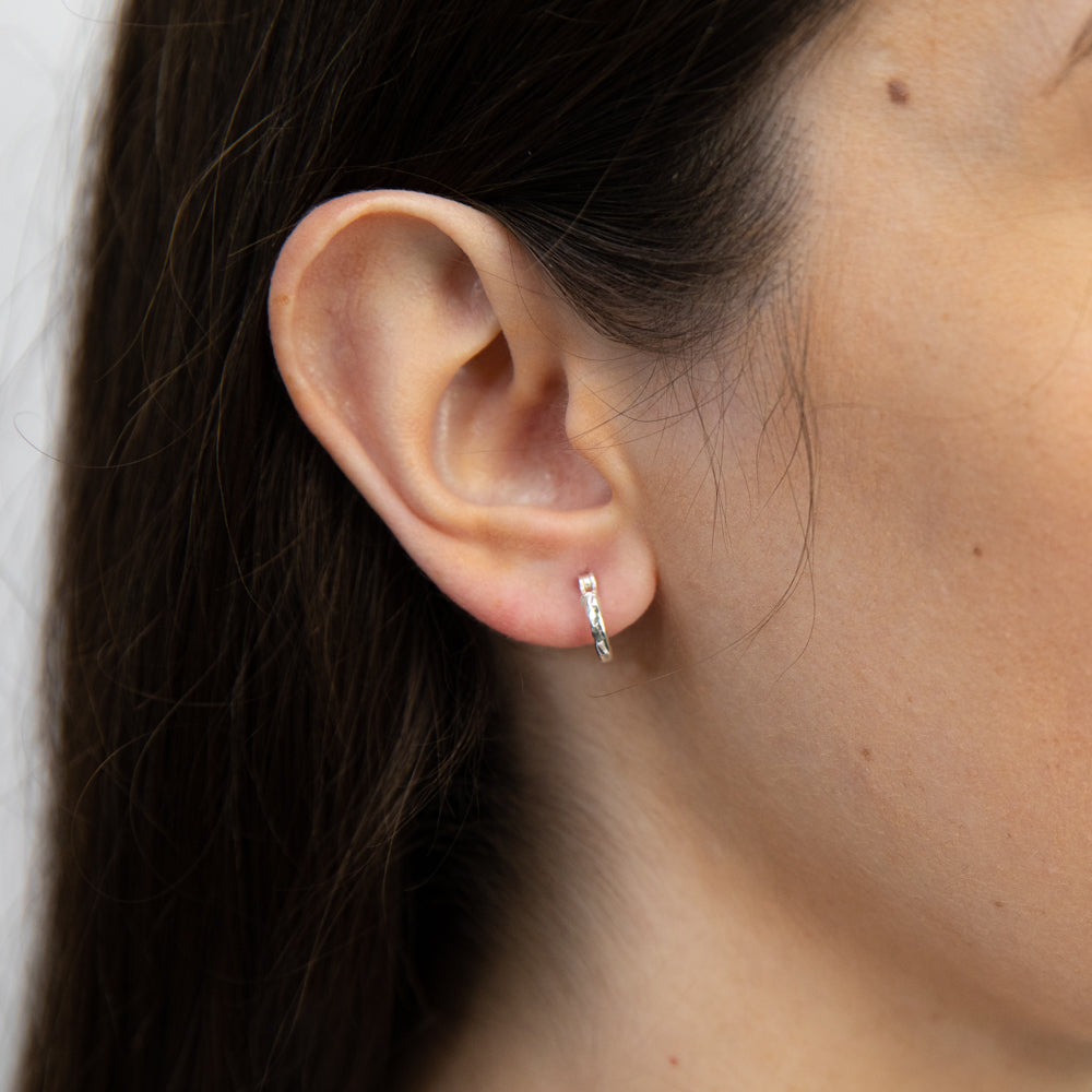 Sterling Silver Diamond Cut 10mm Hoop Earrings – Shiels Jewellers