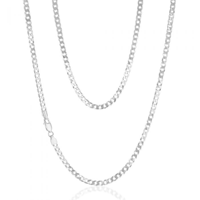 Sterling Silver Curb 100 Gauge 50cm Chain – Shiels Jewellers