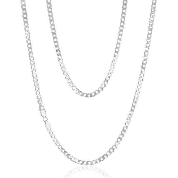 Sterling Silver Curb 100 Gauge 50cm Chain – Shiels Jewellers