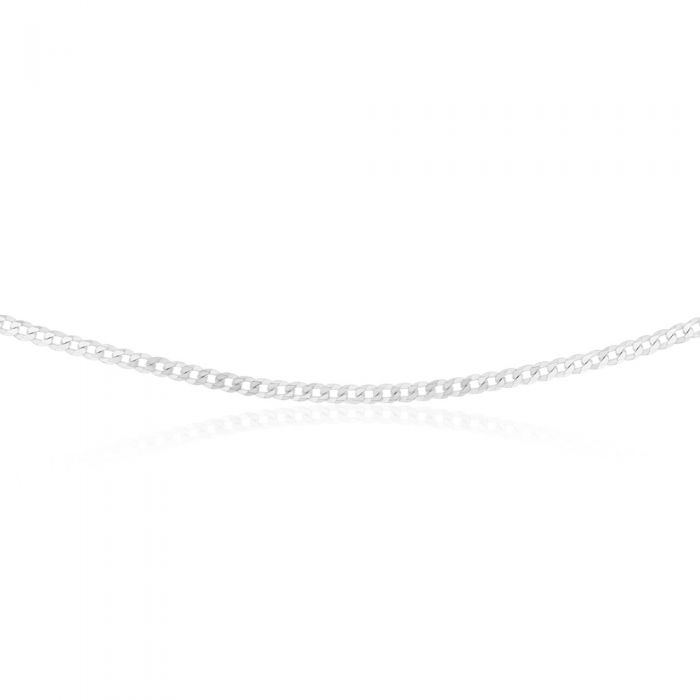 Sterling Silver Curb 100 Gauge 50cm Chain – Shiels Jewellers