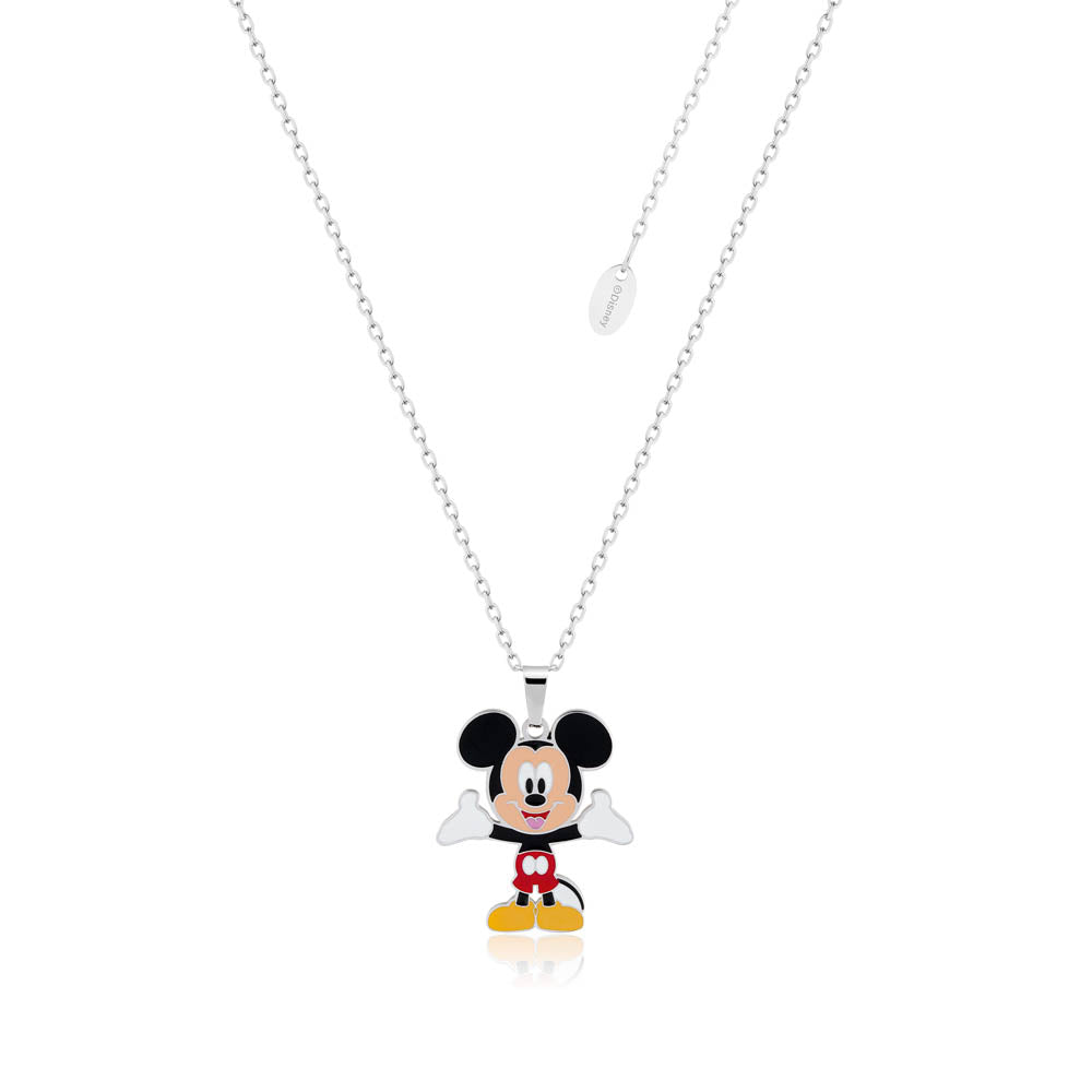 Disney Stainless Steel Mickey Pendant On Chain– Shiels Jewellers