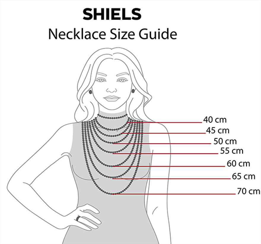Necklaces Size Guide | Shiels – Shiels Jewellers