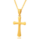 9ct Yellow Gold Plain Cross Pendant – Shiels Jewellers