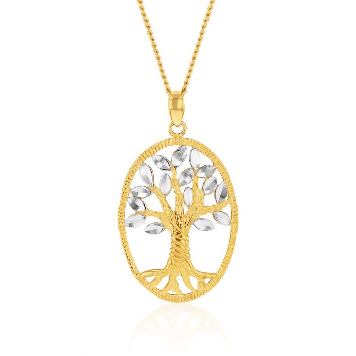 9ct Yellow Gold Tree Of Life Pendant – Shiels Jewellers