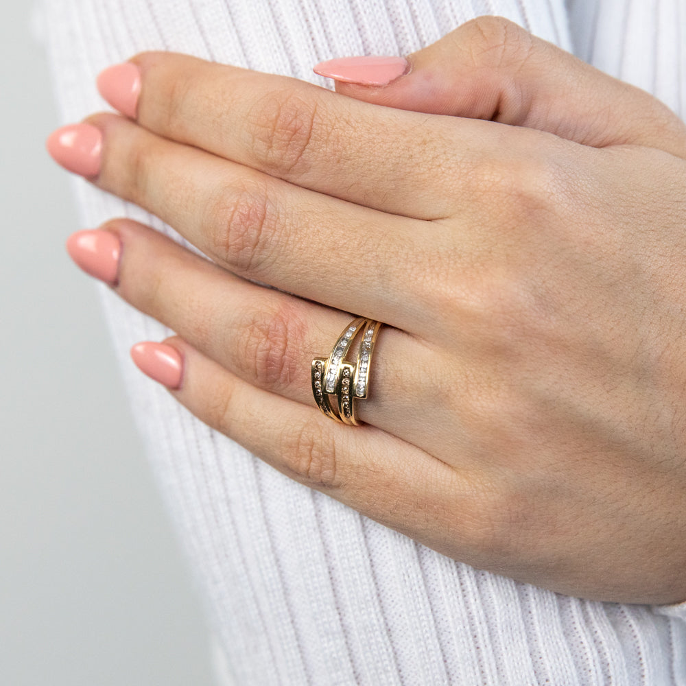 Australian Diamond 9ct Yellow Gold Diamond Ring – Shiels Jewellers