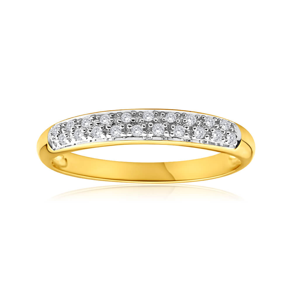 9ct Yellow Gold Impressive Diamond Ring – Shiels Jewellers