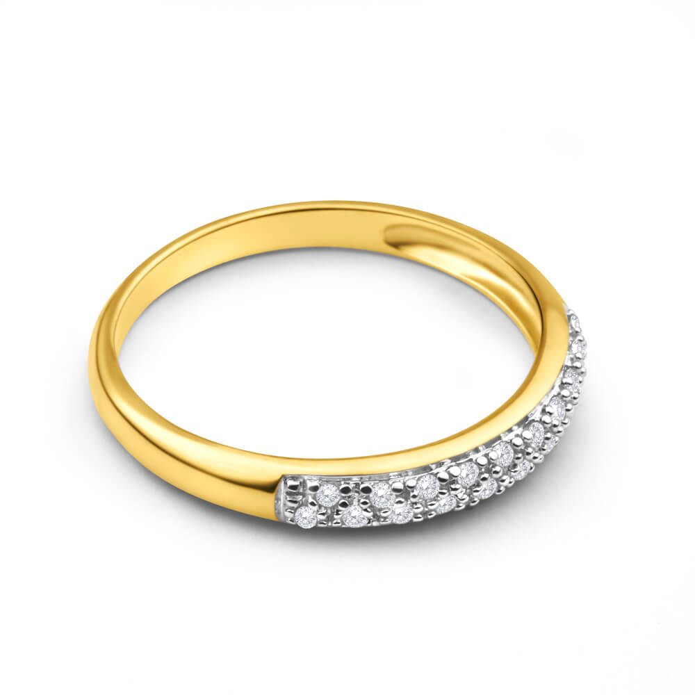 9ct Yellow Gold Impressive Diamond Ring – Shiels Jewellers