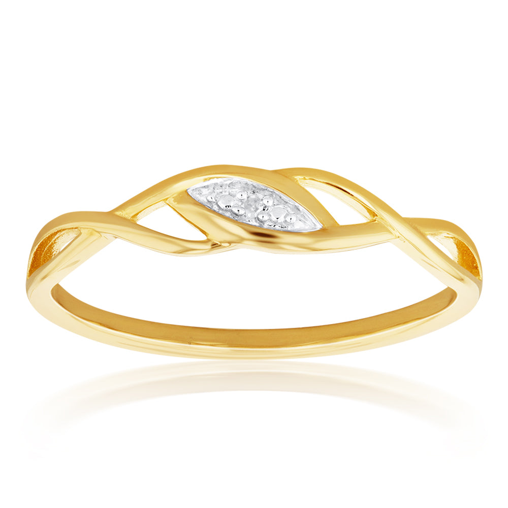 9ct Yellow Gold Brilliant HJ Colour Diamond Ring – Shiels Jewellers