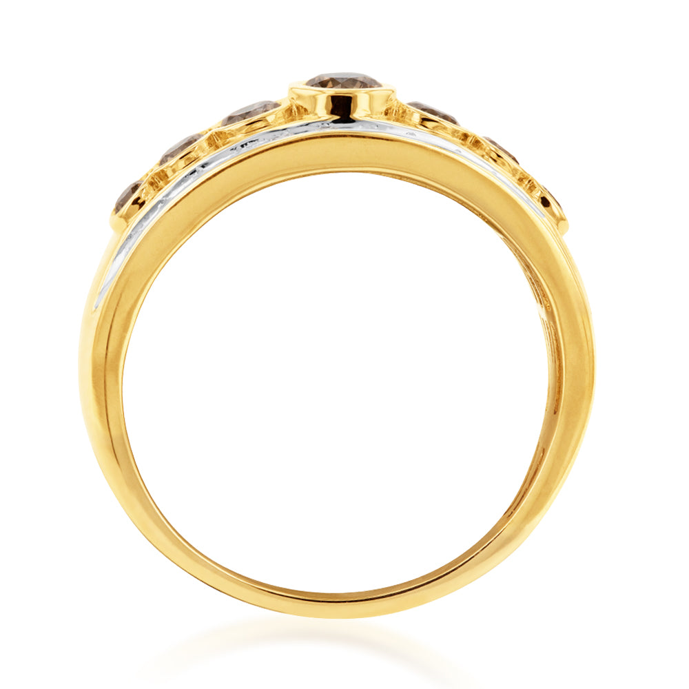 9ct Yellow Gold 1 Carat Diamond Ring with Australian Diamonds – Shiels ...