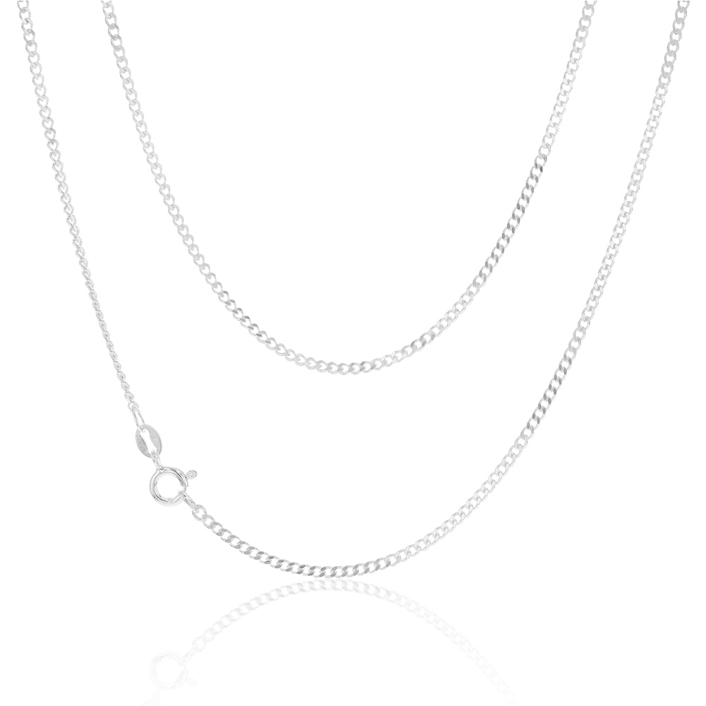 Sterling Silver 60 Gauge Curb Chain 45cm – Shiels Jewellers