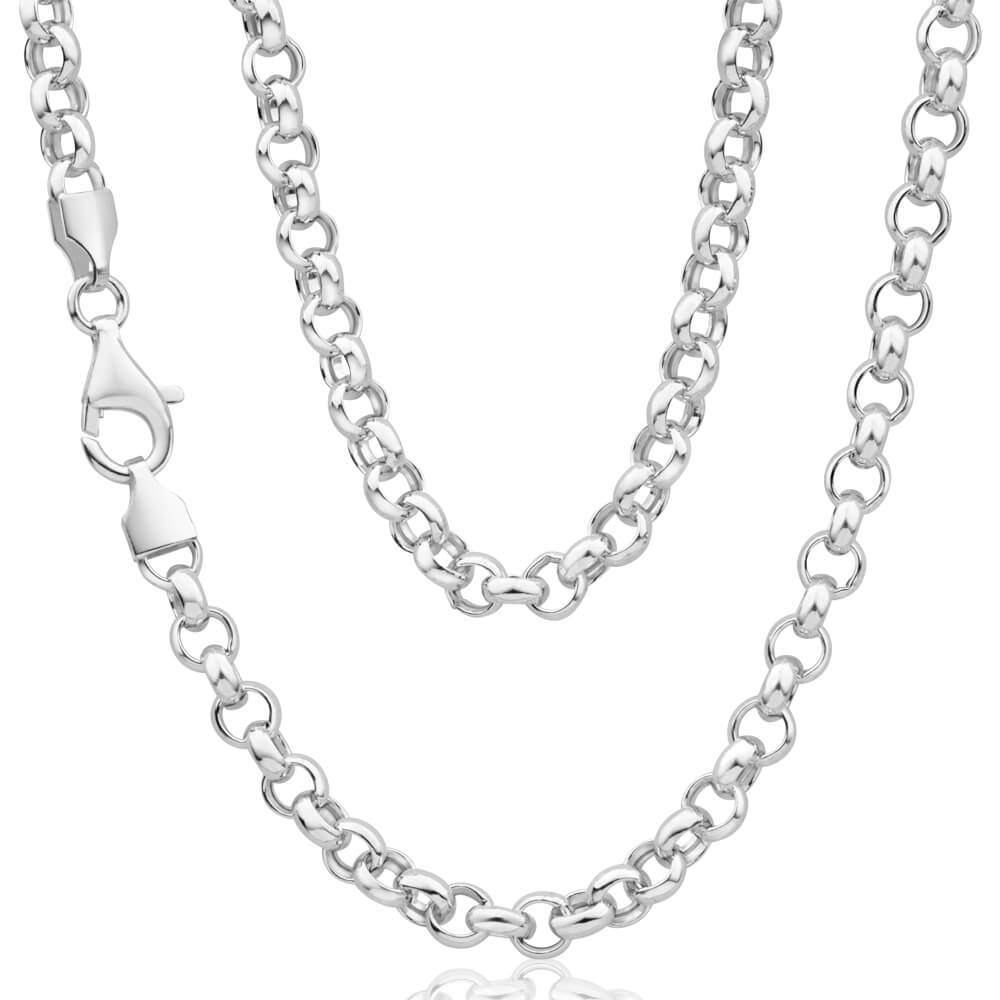 Sterling Silver Belcher Round 45cm Chain – Shiels Jewellers