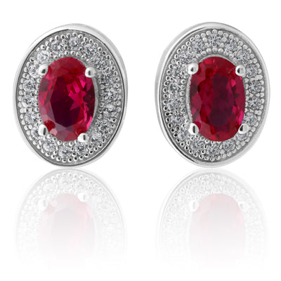 Ruby Earrings - Hoops, Studs, Drop Earrings & More | Shiels – Shiels ...