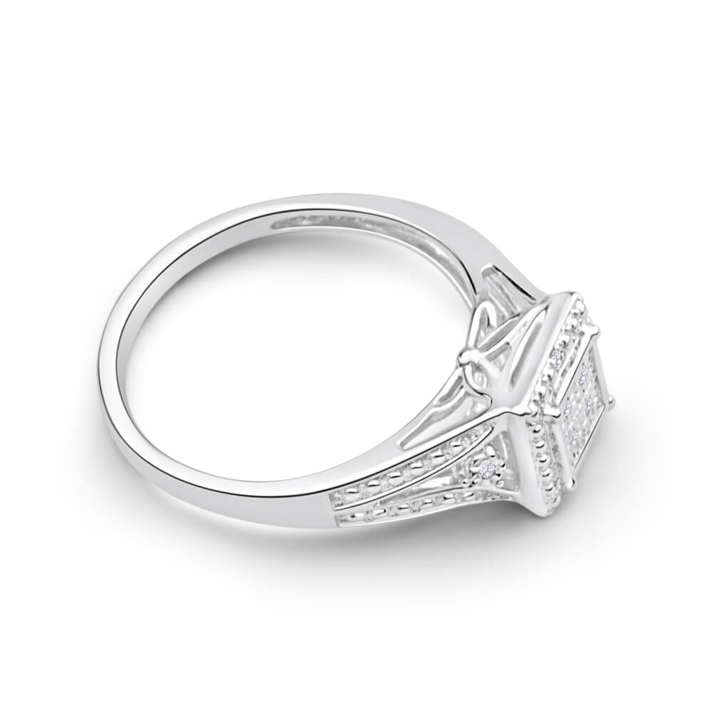 Sterling Silver Adorable Diamond Ring – Shiels Jewellers