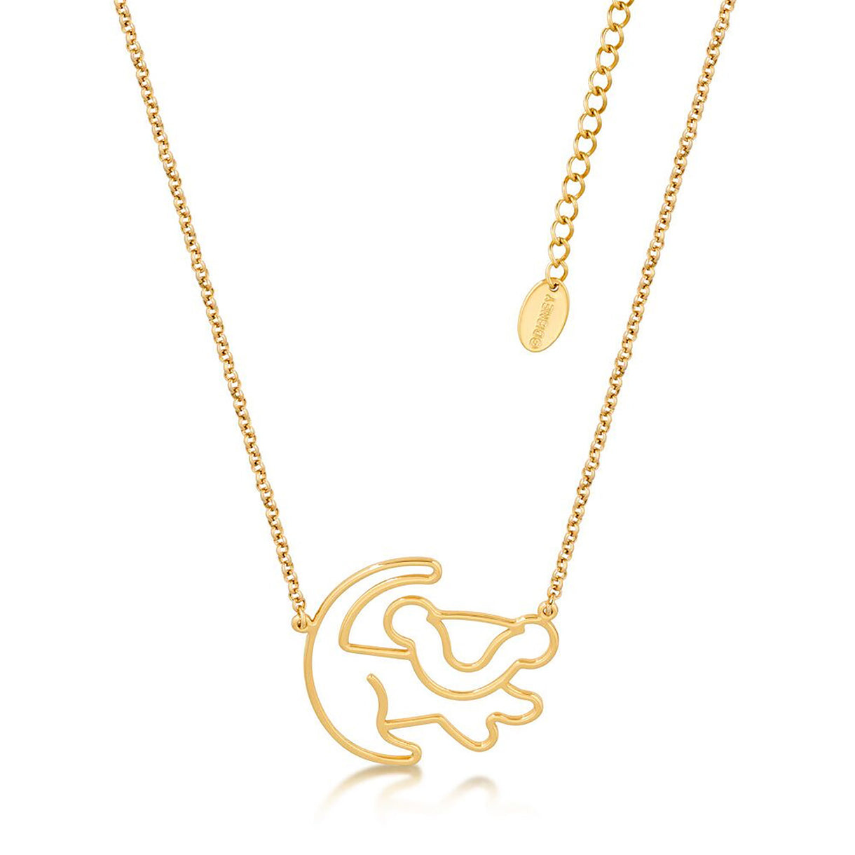 DISNEY The Lion King Simba Silhouette Pendant With Chain – Shiels Jewellers