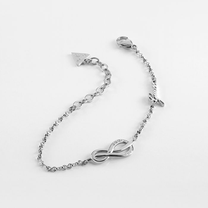 GUESS Pave Infinity Bracelet SST– Shiels Jewellers